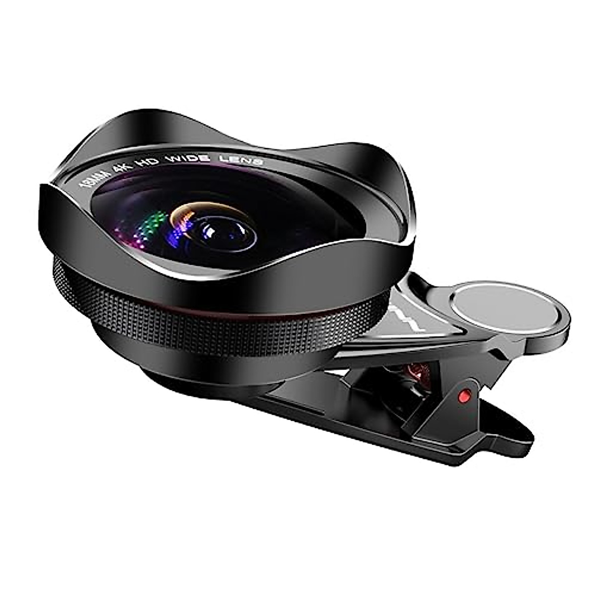 Cellphones 1 PC Phone Macro Lens Clip on Cell Smartphone Phones Smart Phone Wide Angle Lens for Smartphone Camera Lens Wide-Angle Lens Cell Phone no Distortion 4k Fisheye Lens