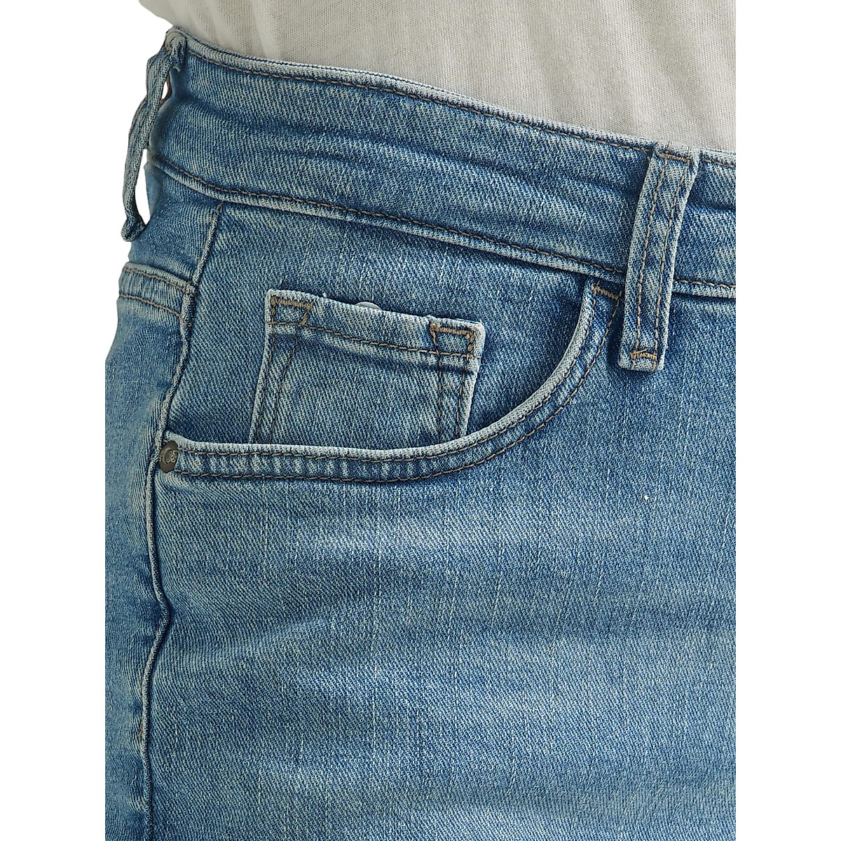 Lee Women's Mid Rise Boyfriend Jean, Home Laundered, 16