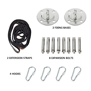 Maxwelly Aerial Yoga Flying Yoga Swing Yoga Hammock Sling Inversion Tool for Gym Home Fitness with Accessories, Red