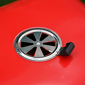 Outsunny 19” Steel Porcelain Portable Outdoor Charcoal Barbecue Grill