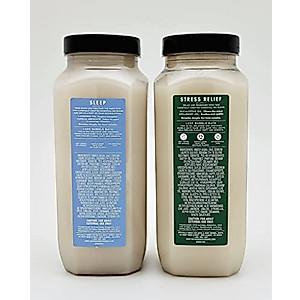 Bath & Body Works - Aromatherapy - Luxe Bubble Bath - 2 pc Bundle - Lavender Vanilla and Eucalyptus Spearmint - both 15 fl oz, Full Size