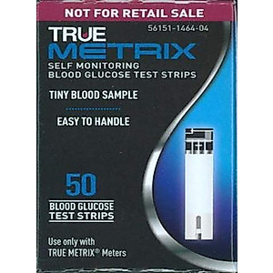 TRUE Metrix Self Monitoring Blood Glucose Test Strips(12 Boxes of 50)