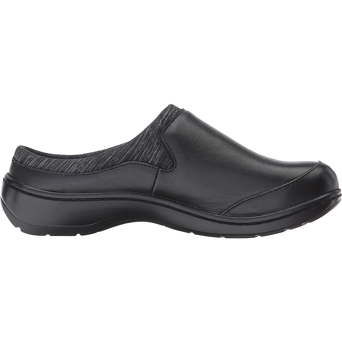 Tempur-Pedic Women's Darla Clog,Black Leather,US 8 M