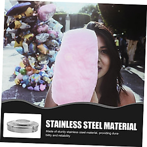 DOITOOL Stainless Steel Mesh Cover Maker Parts Sugar Dispenser Bowl Easy Install for Floss Production