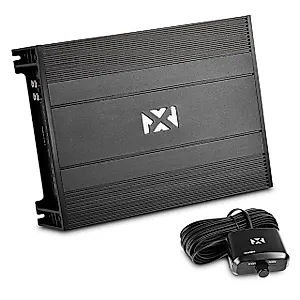 NVX NDA105 4000W Peak (2000W) RMS N-Series Class-D 1-Ohm Stable Monoblock Amplifier with Included Bass Remote Knob