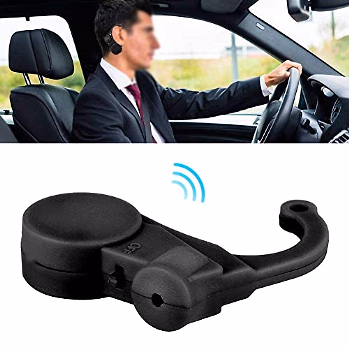 ear mounted driving alarm, Driver i-Sleep Reminder Car Safe Driving Sleep Alarm Device Hanging On Right Ear(Black)