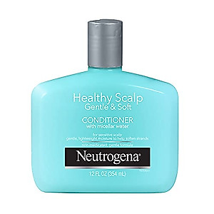 Neutrogena Gentle & Soft Healthy Scalp Conditioner for Sensitive Scalp & Lightweight Moisture, with Micellar Water, pH-Balanced, Paraben & Phthalate-Free, Color-Safe, 12oz