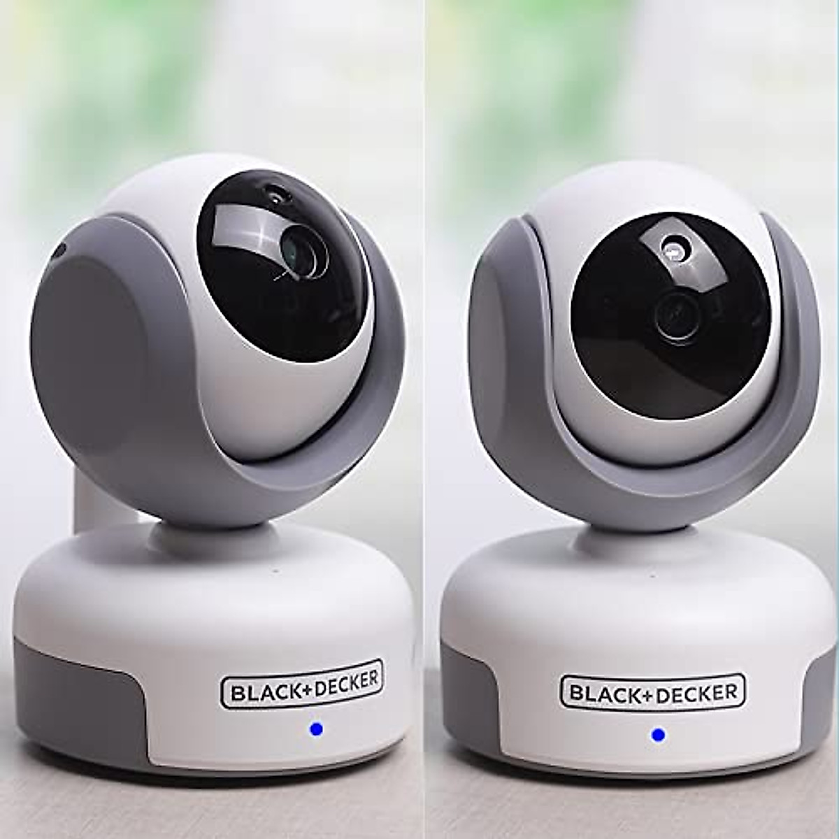 BLACK+DECKER 4.3" Digital Video Baby Monitor with Pan-Tilt-Zoom Camera, Infrared Smooth Video & Motorized Pan/Tilt, Auto Night Vision, and Room Temperature Monitoring, Smooth Motion, Two Way Talk