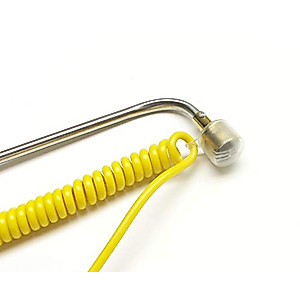 Digital k-Type Thermocouple Thermometer with Angled High Temperature Surface Probe Sensor