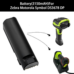 BTRY-36IAB0E-00 Replacement Battery for Zebra DS3678 DS3600 LI3678 LI3600 LS3678 LS3600 82-166537-01 Handheld Barcode Scanner
