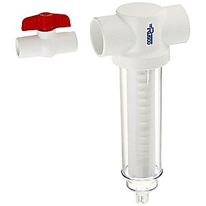 Rusco 1-1/2-140-F Polyester Screened Spin-Down Filter System , White