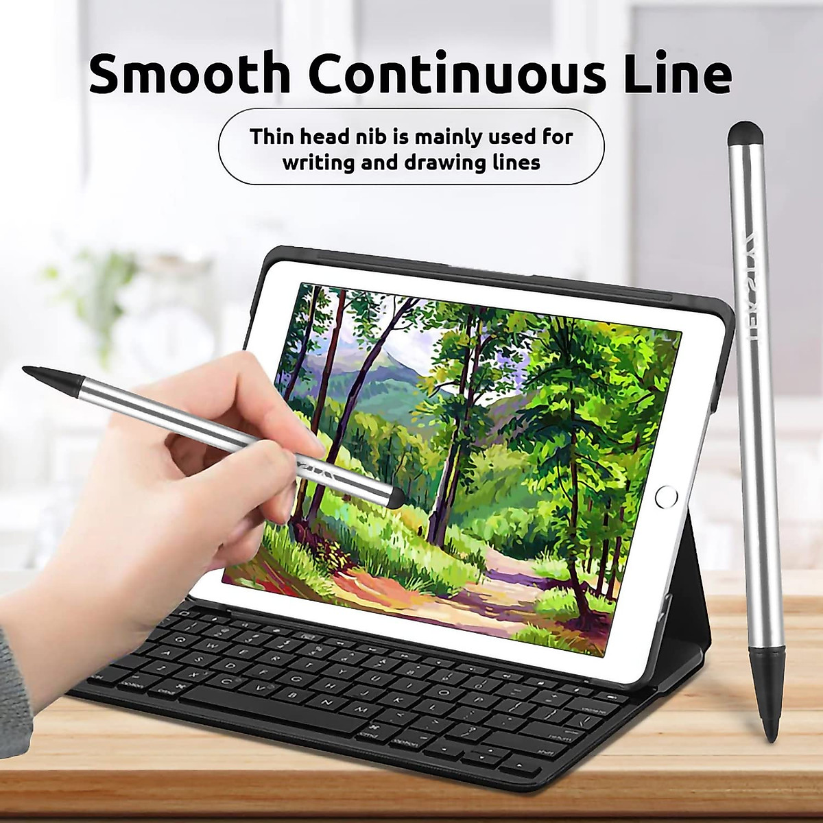 Tek Styz 15 Pcs Capacitive Resistive Stylus Pen Compatible with Samsung Galaxy Tabs A & S Series and Phones S23/S22/S21/S20/S10 - Note 20/10/8/5/4/ Chromebook & Laptops/High Sensitivity Full Size