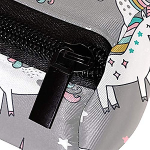 Magic Unicorn Pattern Pencil Bag Pen Case Stationary Case Pencil Pouch Desk Organizer Makeup Cosmetic Bag for School Office