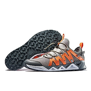 RAX Men's Quick Drying Slip-Resistent Aqua Water Hiking Shoes(10 US)