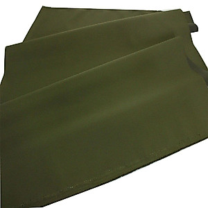 Mybecca Canvas Marine Fabric 600 Denier Indoor/Outdoor Olive 1 Yard (36" x 56")(Cut Folded & Separately by Prime)