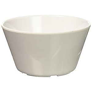 Winco MMB-8W Melamine Bouillon Cup, 8-Ounce, White, Medium (Pack of 12)