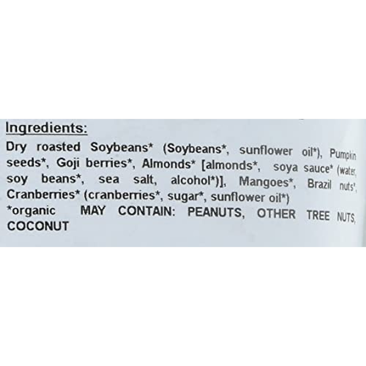 Yupik Organic Kathmdu Mix, 1 lb (16 oz), USDA Certified, Gluten-Free, Vegan, Non-GMO, Colorful Dried Fruit, Seeds, Beans, & Nuts with Goji Berries, Mango, Brazil Nuts, Pumpkin Seeds, & Tamari Almonds