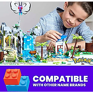 MEGA Pokemon Action Figure Building Toys for Kids, Jungle Voyage with 1362 Pieces, 4 Poseable Characters, Age 7+ Years Old Gift Idea (Amazon Exclusive)