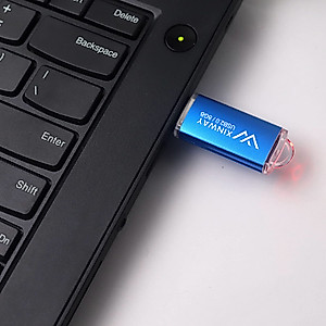 XINWAY 32GB USB 2.0 Flash Drives Thumb Drives Memory Stick Jump Drive Zip Drive, 2 Pack Mixed Colors: Black Blue