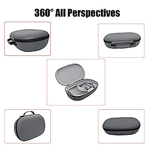 Quest 2 VR Gaming Headset Touch Controller Accessories Kit Oculus Quest 2 Case Accessories, Lightweight Portable Safeguard Hard Travel Storage Bag