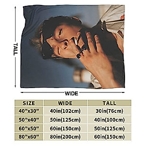 Drew Starkey Ultra Soft Micro Fleece Blanket All Season Fuzzy Warm Throw Blanket for Sofa Chair Couch Bed