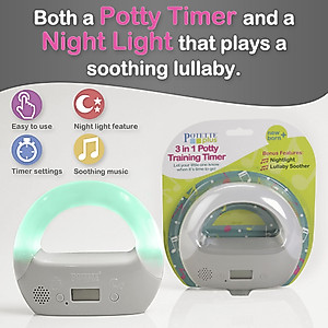 Kalencom Potette Plus 3-in-1 Potty Training Timer + Night Light + Lullaby Soother