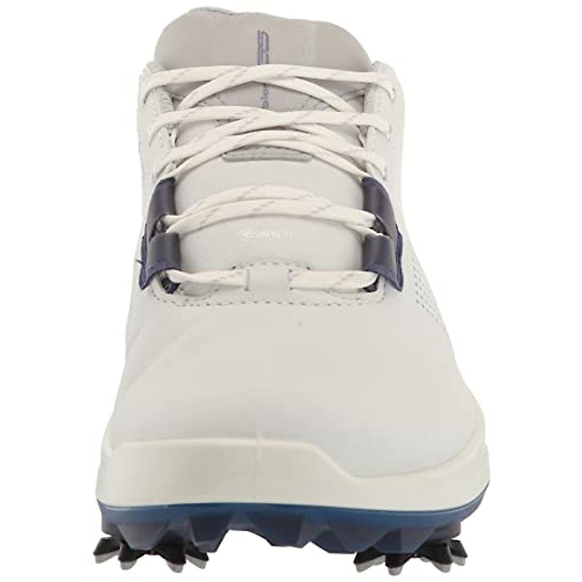 ECCO Men's Biom G5 Gore-TEX Waterproof Golf Shoe, White/Blue Depths, 11-11.5