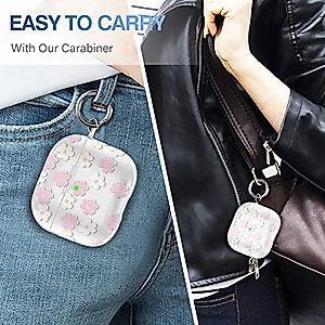 Valkit Airpods 3 Case 2021 Flowers Cute Airpods 3rd Generation Case Cover Clear Soft TPU Flexible Apple Airpods 3 Charging Case with Keychain for Women Girls (Sunflower)