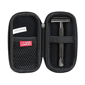 Hermitshell Travel Case for WEISHI/ZOMCHI/VIKINGS/Edwin Jagger/Bambaw/Merkur Long Handled Safety Razor