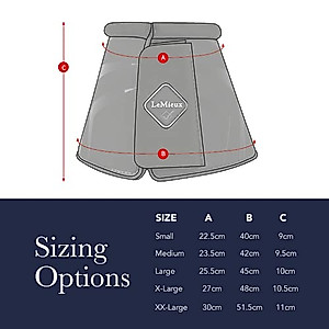 LeMieux ProShell Overreach Horse Boots - Over Reach or Bell Boots for Horses - Protective Gear and Training Equipment - Equine Boots, Wraps & Accessories (Black - Large)