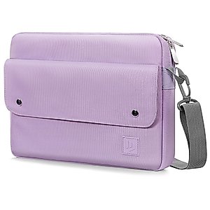 Dadanism 9-11" Tablet Sleeve Shoulder Bag for iPad Air 5/4 10.9, iPad Pro 11 M4 M2, iPad Air 11" 2024, iPad 10.2 9/8/7th, iPad 10th Gen 10.9, Galaxy Tab A9+/S9 FE/A8, Tablet Carrying Bag, Taro Purple