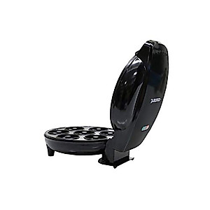 Courant Mini Donut Maker Machine for Holiday, Kid-Friendly, Breakfast or Snack, Desserts & More with Non-stick Surface, Makes 7 Doughnuts, Black