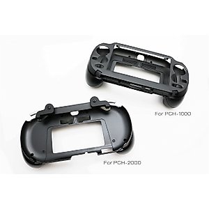 PSVita-2000型用 前面背面タッチパッド対応型L2/R2ボタン搭載グリップカバー