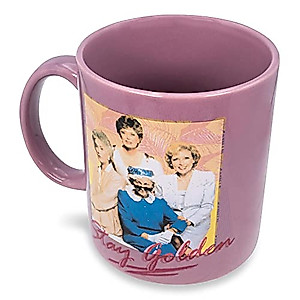 Silver Buffalo The Golden Girls Stay Golden Ceramic Coffee Mug | Holds 20 Ounces