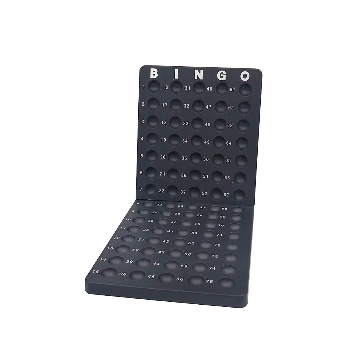 Yuanhe Bingo Board Ball Holder - for 3/5" Bingo Balls, Bingo Master Board Balls Tray Rack for Bingo Game, Great for Parties, Family Game Nights