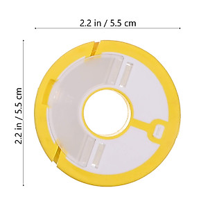 BESPORTBLE Silicone Fishing Line Storage Holders Fishing Snell Rigs Gear Spool Line Keeper Bobbins Tackle Box Wire Leader Colorful