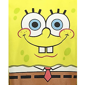 Nickelodeon SpongeBob SquarePants Big Boys Fleece Costume Hoodie Yellow 10-12