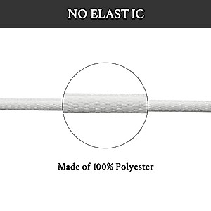 Endoto Shoelaces Replacement Oval Laces for Under Armour Charged Assert/Escape/Bandit/Commit Running Training Shoes(Color:White,Size:45Inch)