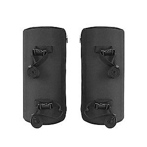 Hooke Road Wrangler Roll Bar Mount Storage Bag for Jeep Wrangler JK JL 07-24 - Pairs