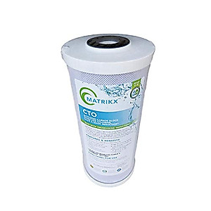 KX Technologies Matrikx 10 Full Flow CTO Carbon Block Filter now with Chloramine Reduction, 4.5 x 10, 32-450-10-MATRIKX