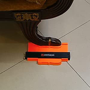 Contour Gauge with Lock(10 Inch Lock)-Adjustable tightening Screw-Contour Gauge Duplicator for Irregular Welding or Woodworking-Super Gauge Shape and Outline Tool-Contour gauge Profile Tool