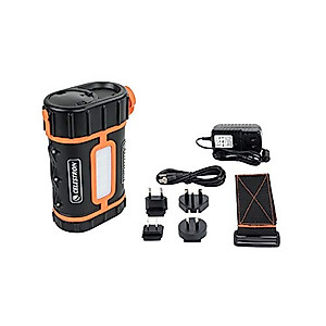 Celestron - PowerTank Lithium Pro Telescope Battery – Rechargeable Portable 12V Power Supply for Computerized Telescopes – 17 hour capacity/ 158.74Wh - Red/White LED Light - 2 USB Ports, Black(18768)