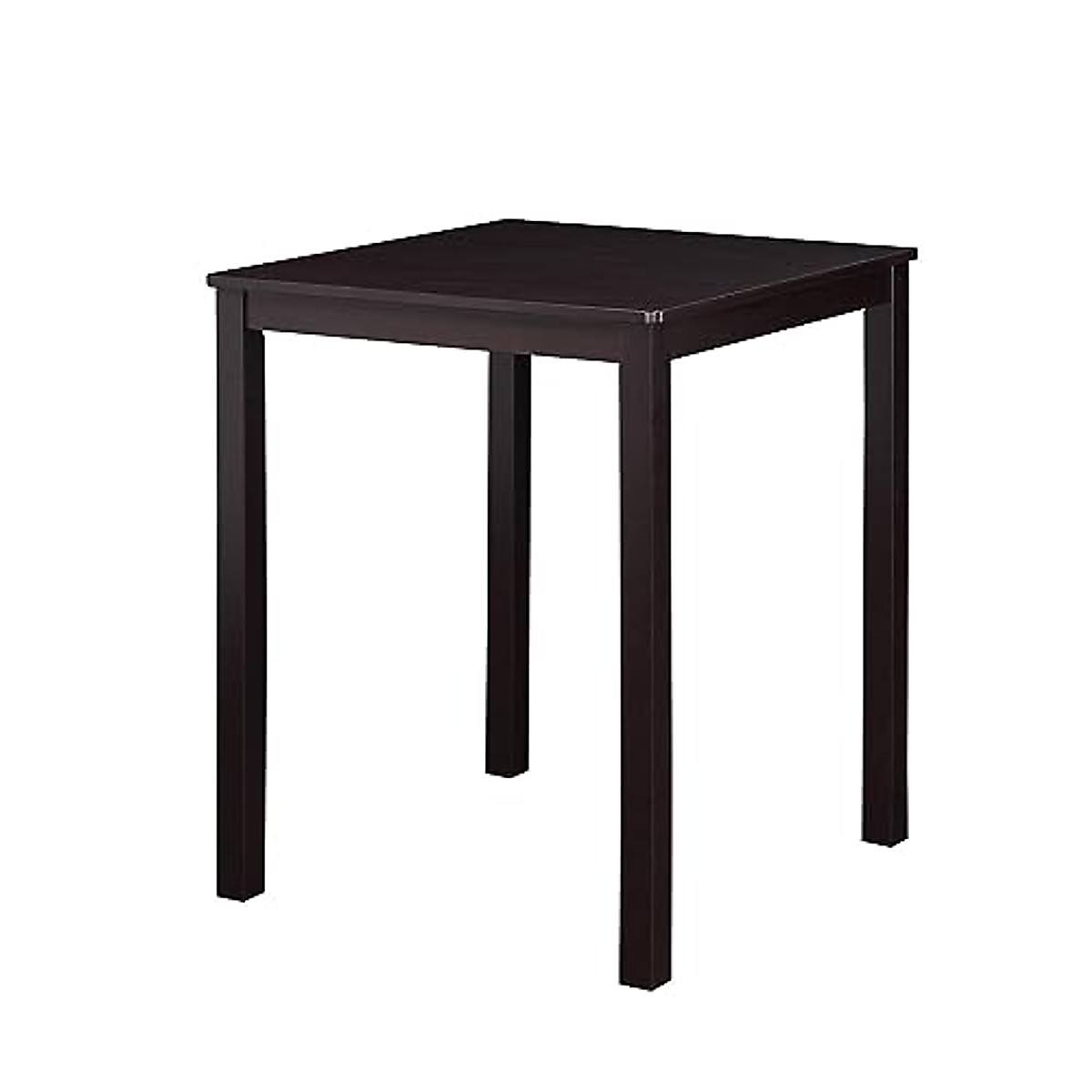 Uolfin Small Dining Table Set for 2 with Chairs, Counter Height with Rubberwood and MDF Top, 29.5" L × 29.5" D × 35.5" H