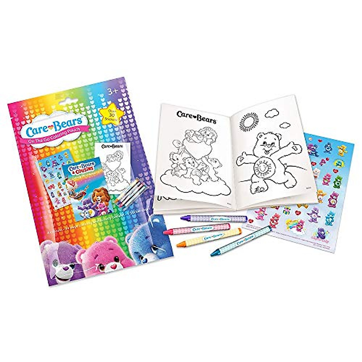 Bendon Care Bears Jumbo Color and Activity (96 Pages, Set of 3 Books)
