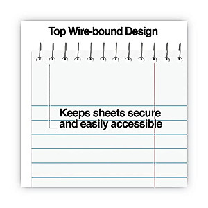 Universal 96920Pk Steno Books, Gregg Rule, 6 X 9, White Sheets, 80/Pad, Red Cover, 6 Pads/Pack