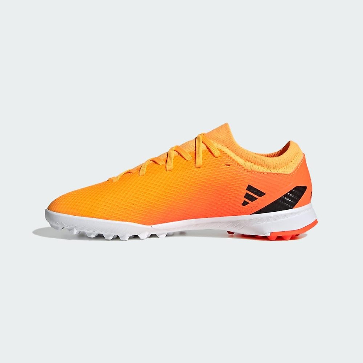 adidas X SPEEDPORTAL.3 Turf Football Shoe, Solar Gold/Black/Team Solar Orange, 5.5 US Unisex Big Kid