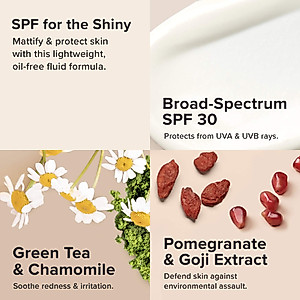 Paula's Choice CLEAR Ultra-Light Hydrating Oil Free Moisturizer SPF 30, UVA UVB Protection, Pore Minimizer Sunscreen for Face, 2 Ounce