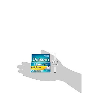 Unisom PM Pain Nighttime Sleep-aid + Pain Reliever, Acetaminophen & Diphenhydramine HCI, 30 Caplets, 50mg