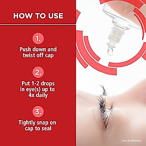 Rohto Max Strength Eye Drops – Lubricating and Cooling relief for Redness and Dry Eyes