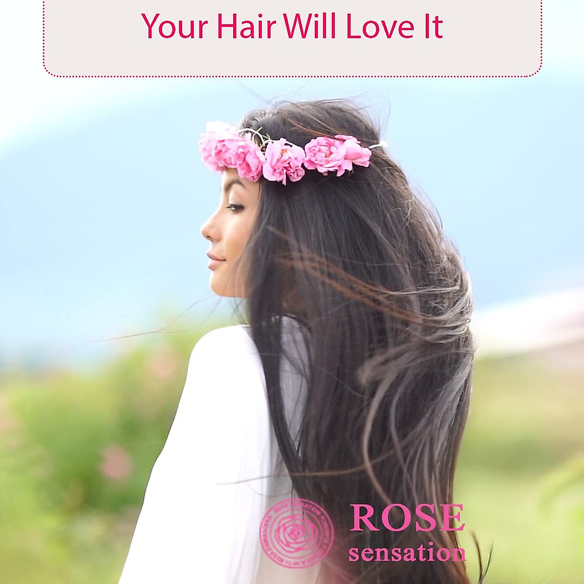 Rose Sensation Shampoo, 10 oz - Natural Moisturizing Hair Care for Strength & Growth